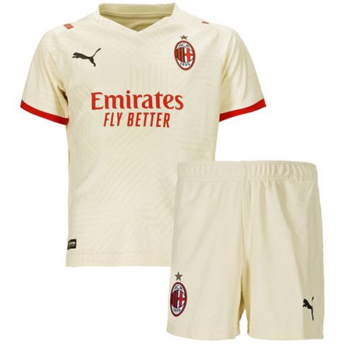 Kids 2021-2022 AC Milan Away Soccer Kit - Team Soccer Jerseys