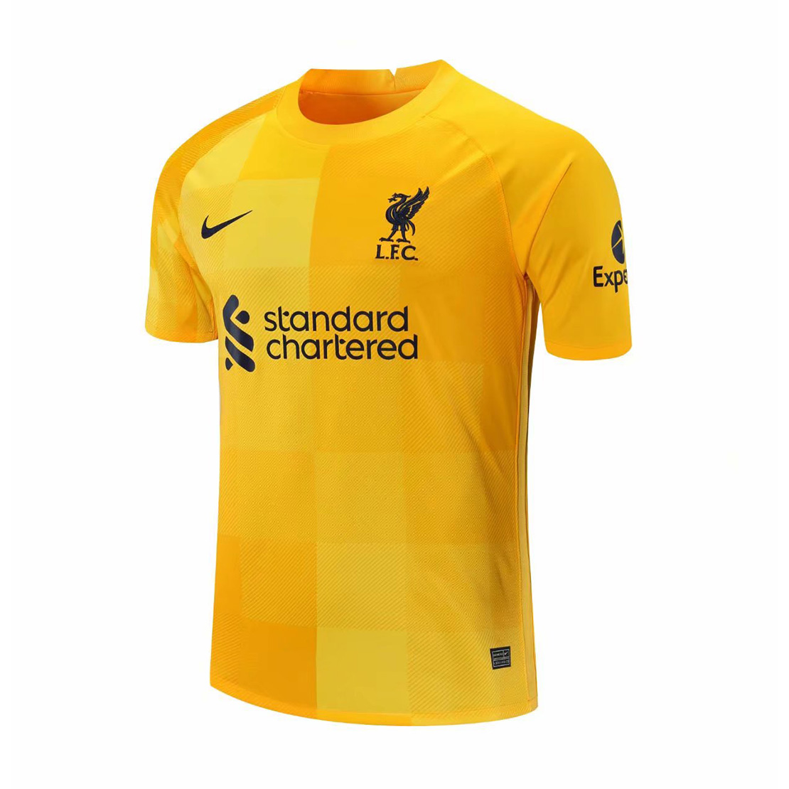 2021-2022 Liverpool GoalKeeper Yellow Soccer Jersey - Team Soccer Jerseys