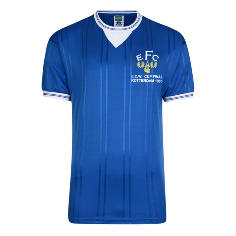 Retro 1985 Everton ECW Final Soccer Jersey - Team Soccer Jerseys