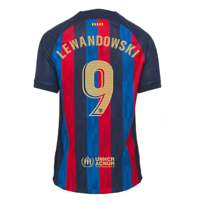 2022-2023 Barcelona LEWANDOWSKI #9 Home Soccer Jersey - Team Soccer Jerseys