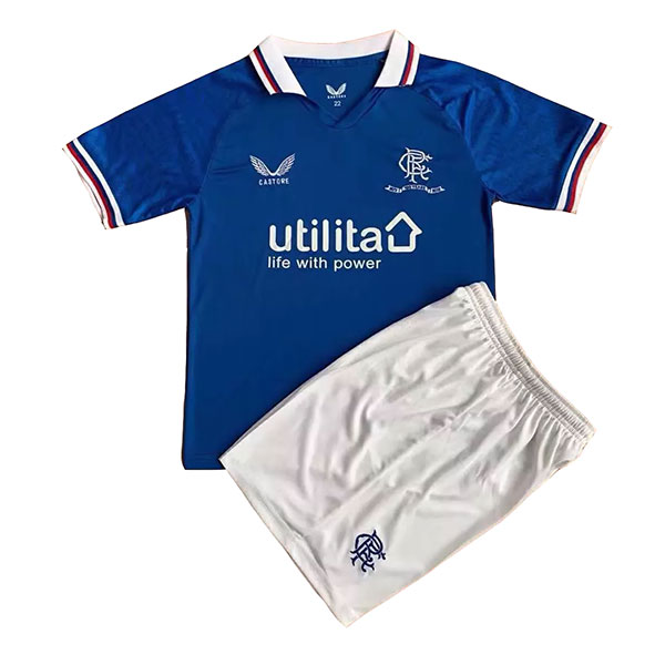 Kids 2022-2023 Rangers Home Soccer Kit - Team Soccer Jerseys