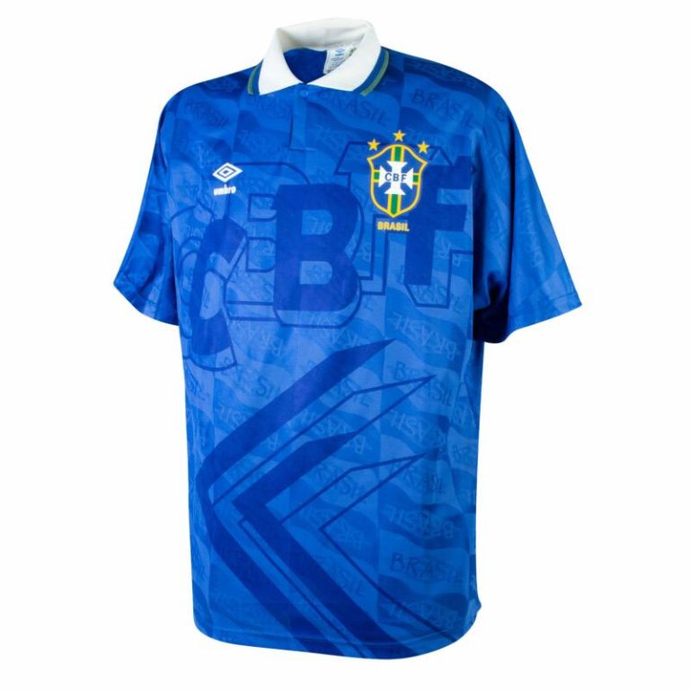 Retro 1992 Brazil Away Soccer Jersey - Team Soccer Jerseys