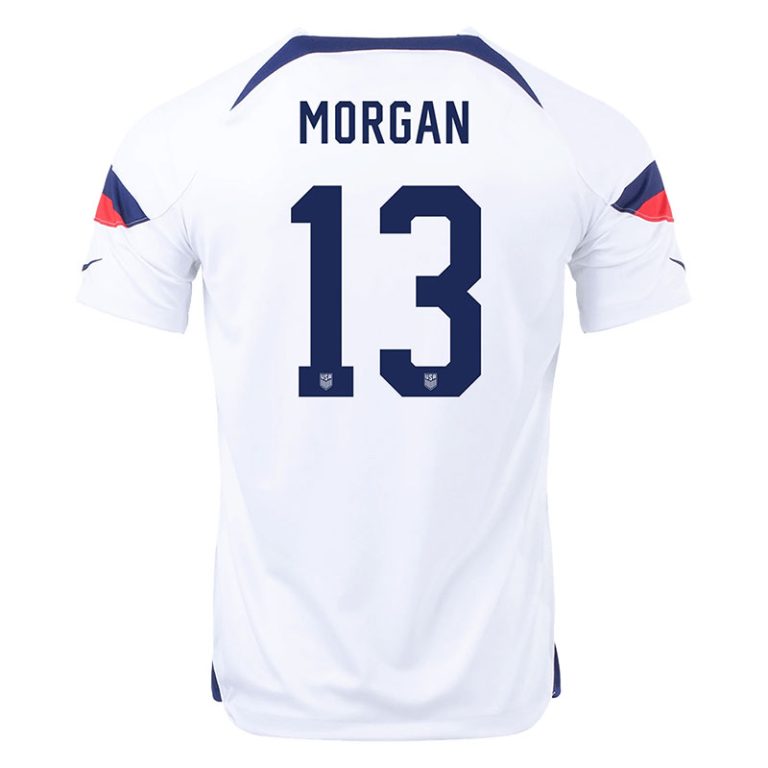 2022 USA MORGAN #13 Home Soccer Jersey - Team Soccer Jerseys