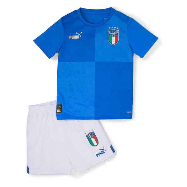 Kids 2022 Italy Home Soccer Kit - Team Soccer Jerseys