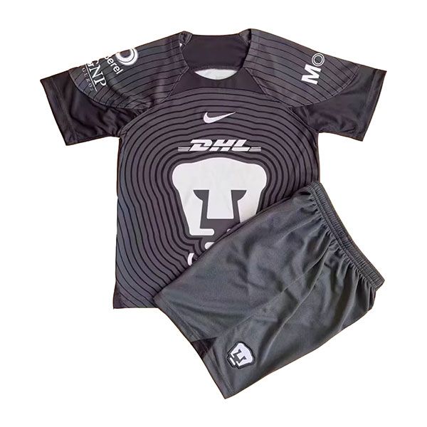 Kids 2022-2023 Pumas UNAM Goalkeeper Grey Soccer Kit - Team Soccer Jerseys