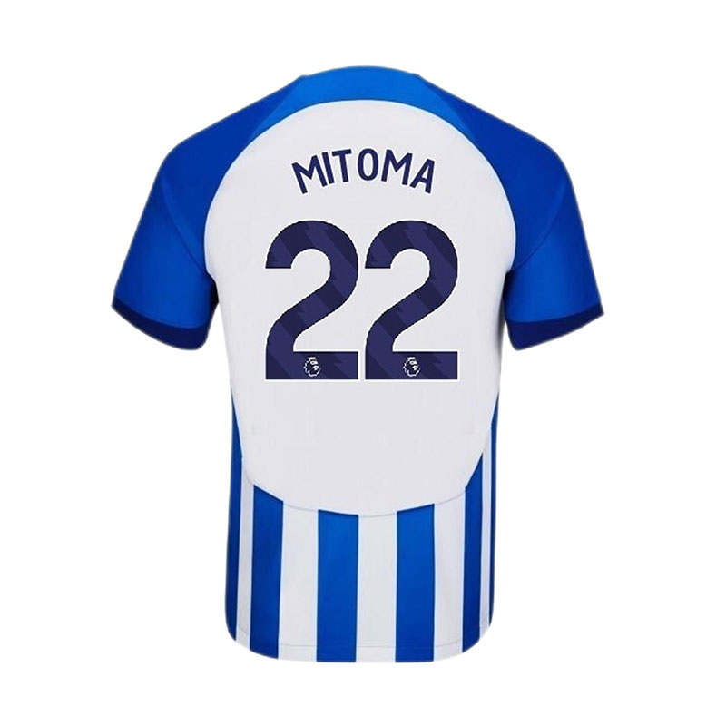 2023-2024 Brighton & Hove Albion MITOMA #22 Home Soccer Jersey - Team Soccer Jerseys