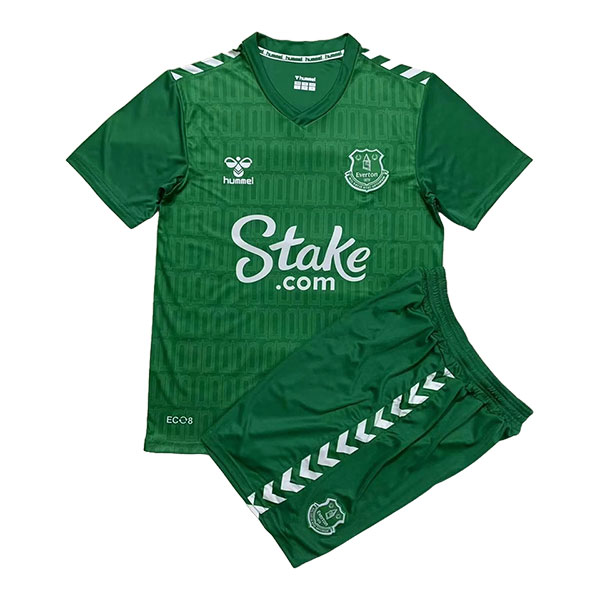 Kids 2023-2024 Everton Goalkeeper Soccer Kit - Team Soccer Jerseys