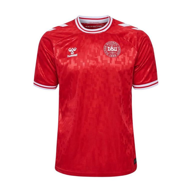 2024 Denmark Euro Home Soccer Jersey - Team Soccer Jerseys