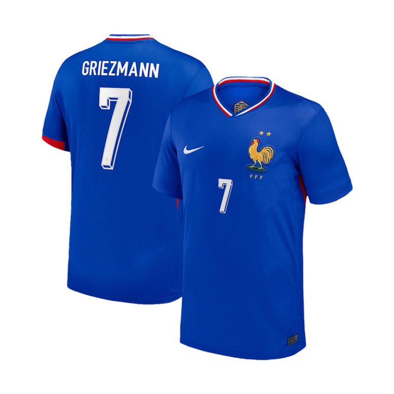 2024 France GRIEZMANN #7 Euro Home Soccer Jersey - Team Soccer Jerseys
