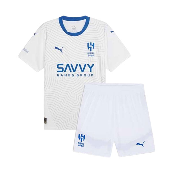 Kids 2024-2025 Al Hilal Away Soccer Kit - Team Soccer Jerseys