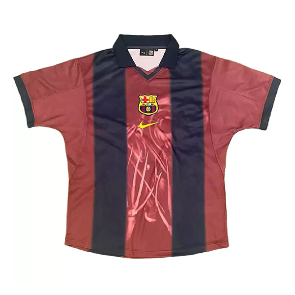 Retro 2000-2001 Barcelona Skeleton Soccer Jersey - Team Soccer Jerseys