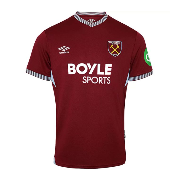 2025-2026 West Ham United Home Soccer Jersey - Team Soccer Jerseys